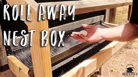 Roll Away Chicken Nesting Box Plans