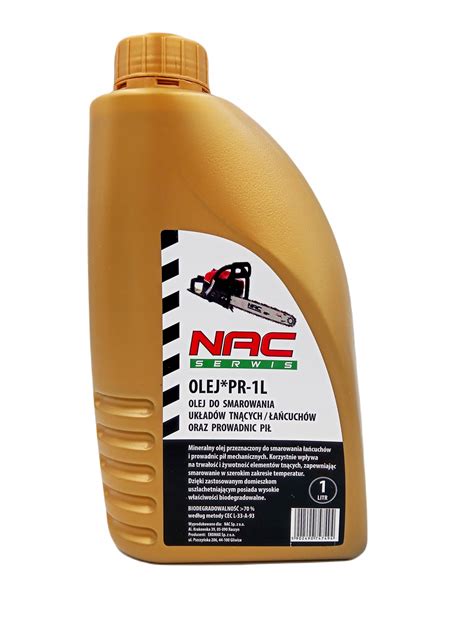 Olej do smarowania łańcucha łańcuchów pił NAC 1L 001 NAC Cena