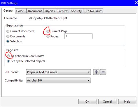 publish to pdf not working correctly coreldraw graphics suite x7 coreldraw graphics suite x7