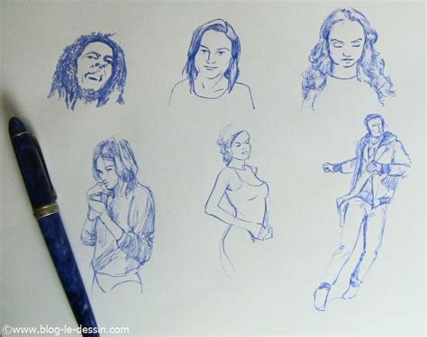 Un Dessin Du Dimanche Au Stylo Plume
