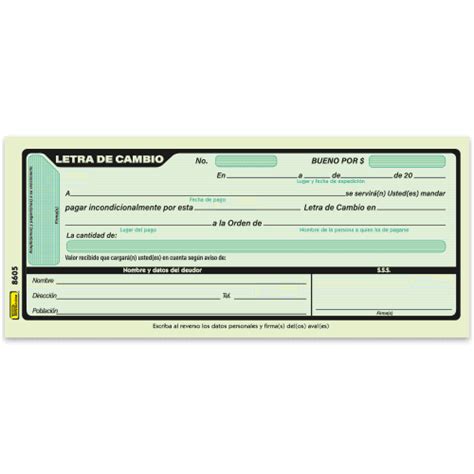S Ntesis De Art Culos Como Rellenar Una Letra De Cambio 73920 The