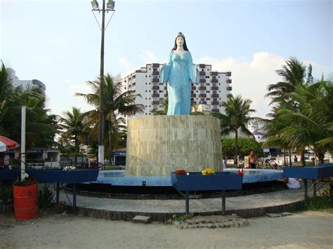 Estátua de Iemanjá Praia Grande