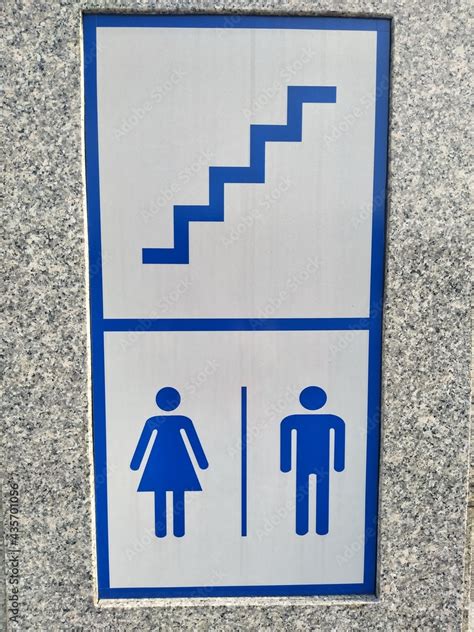 Simple Basic Sign Icon Male And Female Toilet Restroom Icons Stock