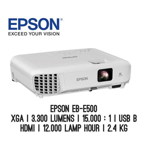 Jual Projecktor Epson Eb E Xga Lumens Shopee Indonesia