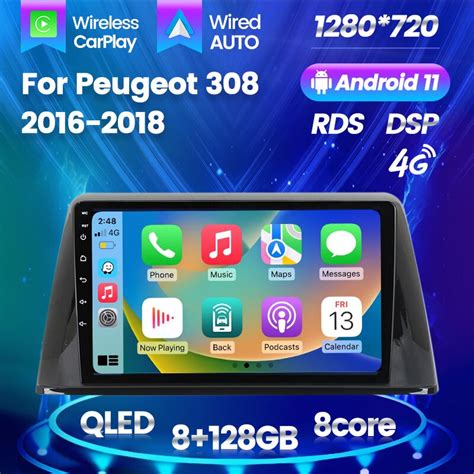 Tomostrong Support Hd Camera Carplay Obd For Peugeot