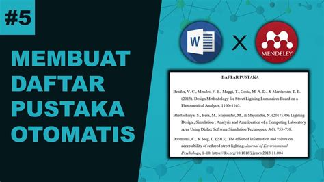 Tutorial Membuat Cara Membuat Daftar Pustaka Ieee Di Word Beserta