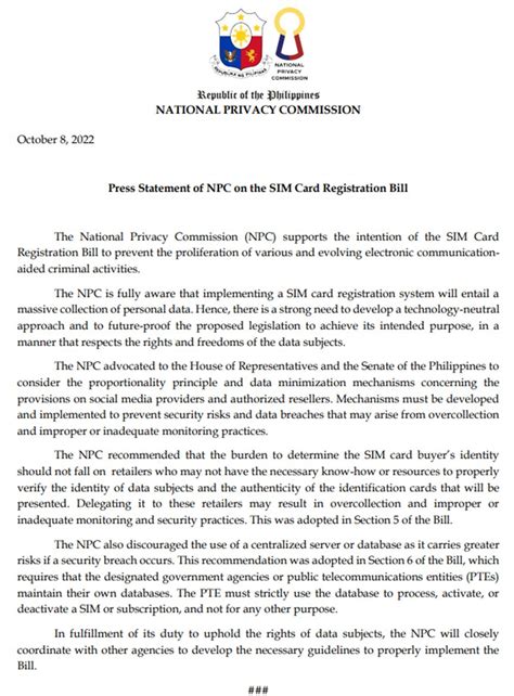 Inquirer On Twitter RT InquirerBiz READ Statement Of The National