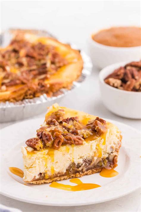 Caramel Pecan Cheesecake Recipe Simply Stacie
