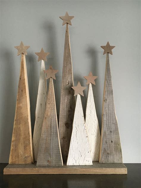 Holiday Crafts Christmas Wooden Christmas Trees Diy Christmas