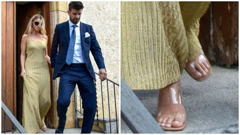 El vestido que Clara Chía usó en la boda del hermano de Gerard Piqué