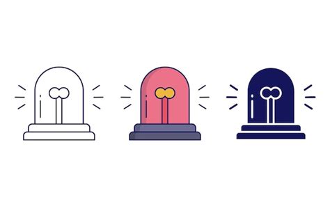 Premium Vector Siren Vector Icon