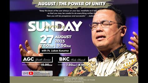 PS LUKAS KUSUMA Ibadah Raya PERTAMA Minggu 27 Agustus 2023 07 50