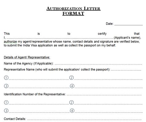 39 Useful Authorization Letter Format Samples Templates Day To