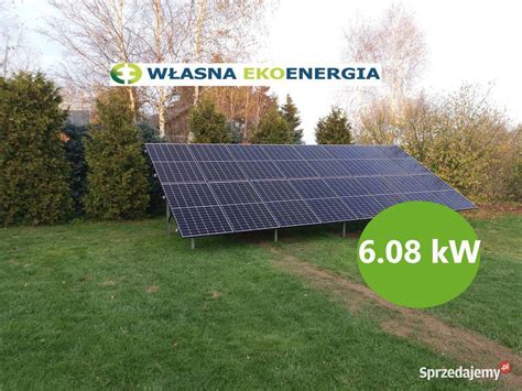 Instalacja fotowoltaiczna 6kW grunt Fotowoltaika łódzkie Pabianice