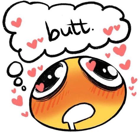 Butt Dreaming Drooling Emoji Know Your Meme