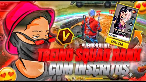 Free Fire Ao Vivo Gerando C Digo De Equipenova Personagem Anitta