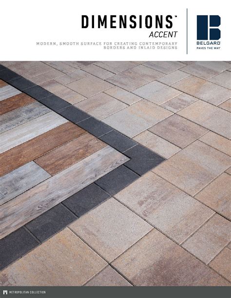 Dimensions Accent NFD East Cut Sheet Belgard