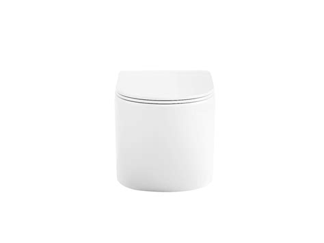Pack WC suspendu en céramique blanc brillant avec bâti support