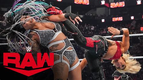 Katana Chance Kayden Carter Vs Shayna Baszler Zoey Stark Raw