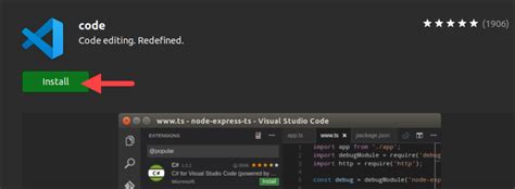 how to install vscode on ubuntu