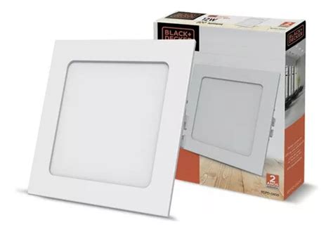 Kit Painel Plafon Embutir Quadrado W Branco Frio X