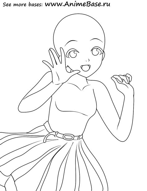 Anime Body Base Drawing