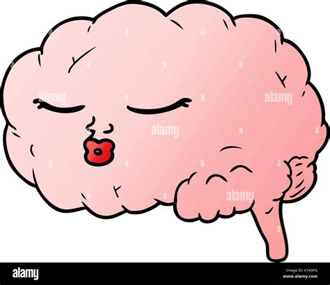Cerebro De Dibujos Animados Imagen Vector De Stock Alamy
