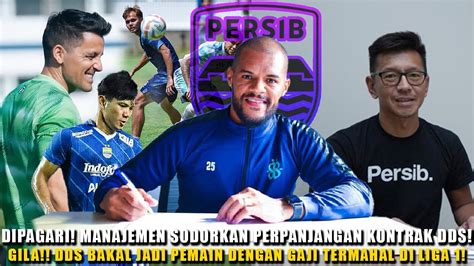 Sore2 Persib Dapat Kabar Baik FANTASTIS Manajemen TAWARKAN