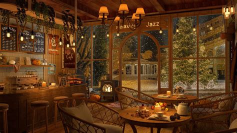 Winter Night At K Cozy Coffee Shop Smooth Jazz Music To Relax Study