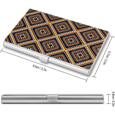 Porte Cartes De Visite Geometry 20 Alliage DAluminium Étuis