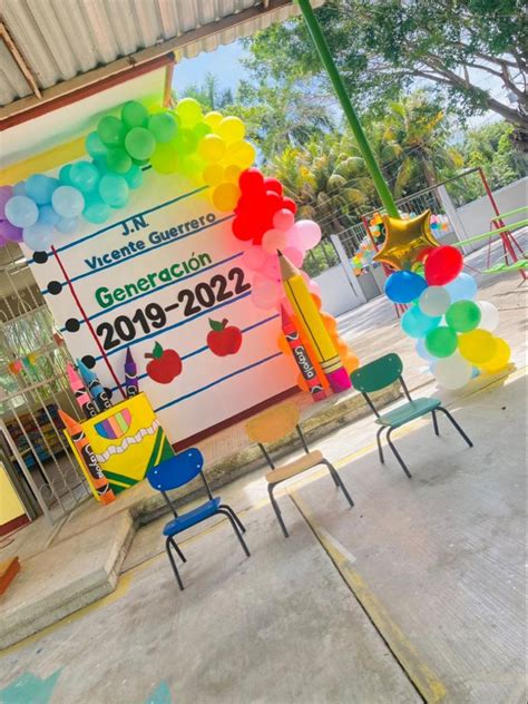 Decoración de graduación para niños de Preescolar