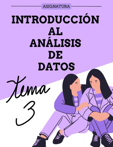 Tema Introduccion Al Analisis De Datos Pdf