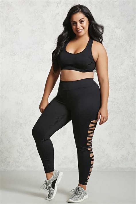 Forever 21 Forever 21 Plus Size Active Leggings Plus Size Outfits Tops For Leggings Plus