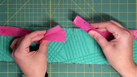 Joining The Ends Of Binding YouTube Quilt Binding Tutorial