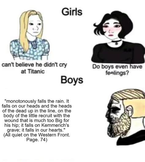 All Quiet On The Western Front Is A Great Book R Memes