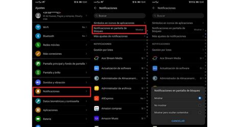 Así puedes ocultar mensajes y notificaciones de la pantalla de bloqueo