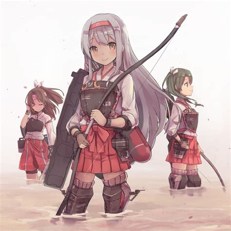 Zuikaku Shoukaku And Zuihou Kantai Collection Drawn By Isegawa