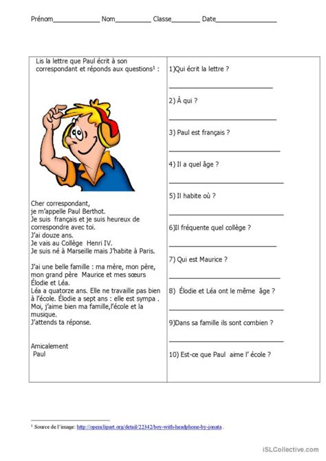 Paul Berthot Compr Hension G N Rale Fran Ais Fle Fiches Pedagogiques