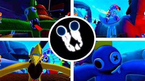 RAINBOW FRIENDS 2 ALL NEW JUMPSCARES VS OLD JUMPSCARES CYAN BLUE