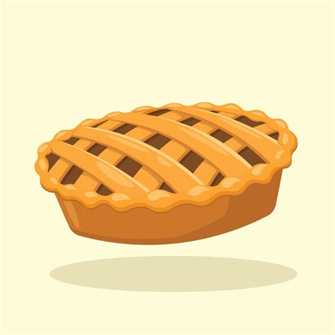 Orange Pumpkin Pie Vector Illustration 21192678 Vector Art At Vecteezy