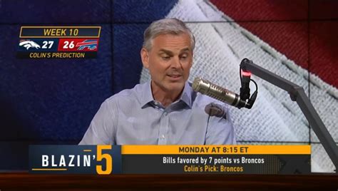 Blazing Colin Cowherd Week Nfl Picks On Fox Sports