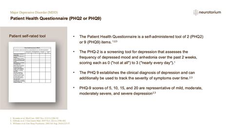 Major Depressive Disorder Definitions And Diagnosis Neurotorium
