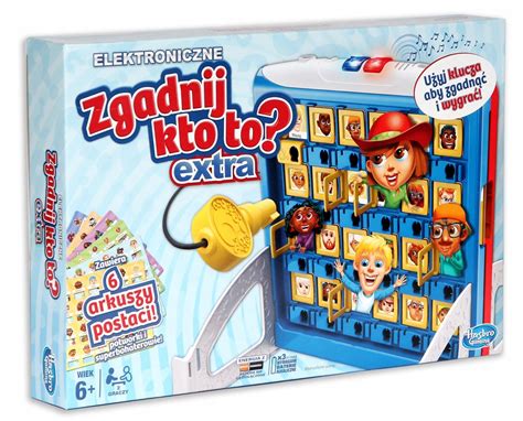 GRA ZGADNIJ KTO TO EXTRA B2226 PL HASBRO GRA 7084384437 Oficjalne