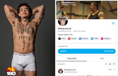 Whindersson Nunes Anuncia Conta No OnlyFans