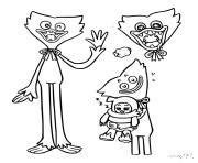 Coloriage Poppy Playtime Huggy Wuggy Jecolorie