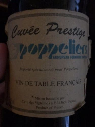 Ch Teau Jean Mathieu Poppeliers Cuv E Prestige Vin De Table Fran Ais