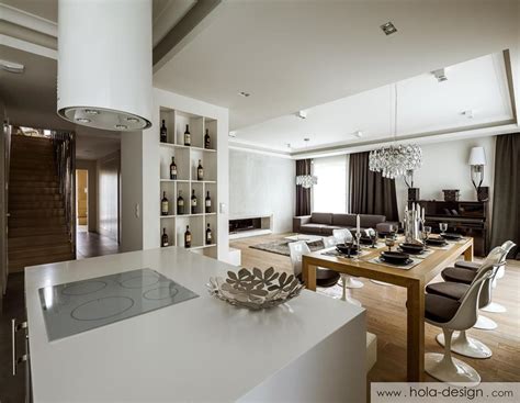 Otwarta Kuchnia W Bieli Inspiracja HomeSquare
