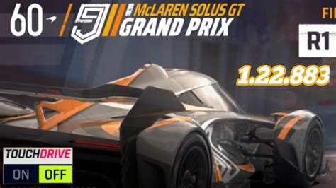 Grand Prix McLaren Solus GT 1 Rank Final Round 1 Asphalt 9