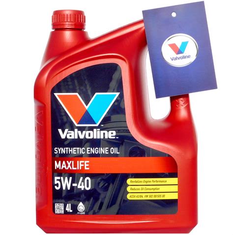Valvoline Maxlife Synthetic W L Orygina Nowy Produkcja R