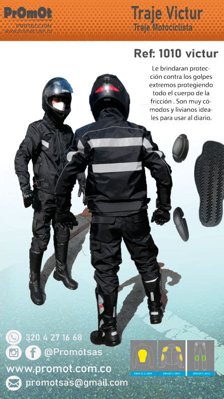 Traje Proteccion Motociclista Protecci N Motociclista